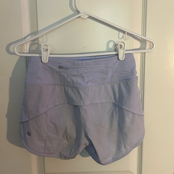 lululemon athletica | Shorts | Lululemon Pastel Blue Speed Ups | Poshmark